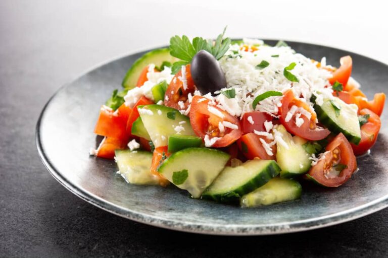 Authentic Bulgarian Shopska Salad Recipe - The Balkan Recipes: A Taste ...