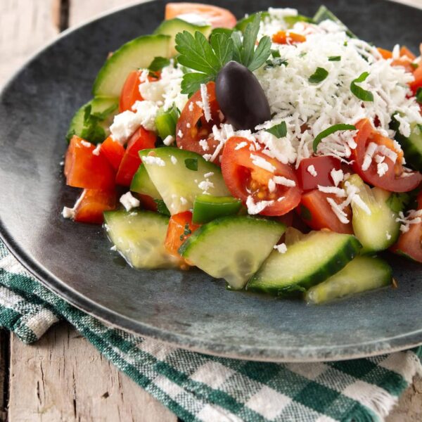 Authentic Bulgarian Shopska Salad Recipe - The Balkan Recipes: A Taste ...